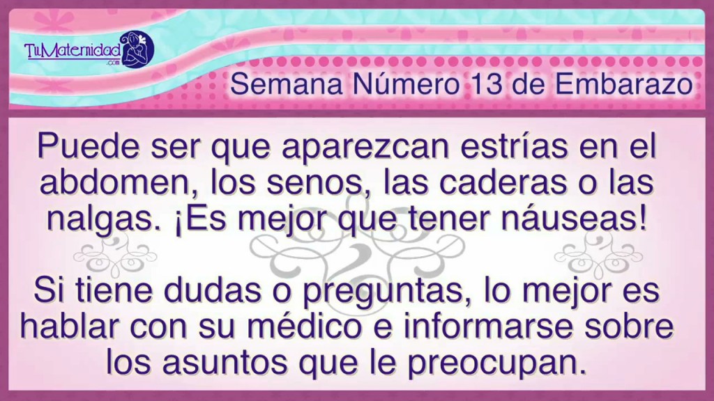 Embarazo de 13 semanas - Semanas del Embarazo - Tu Maternidad
