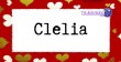 Clelia - Nombres de Niña - Tu Maternidad