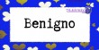 Benigno - Nombres de Niño - Tu Maternidad
